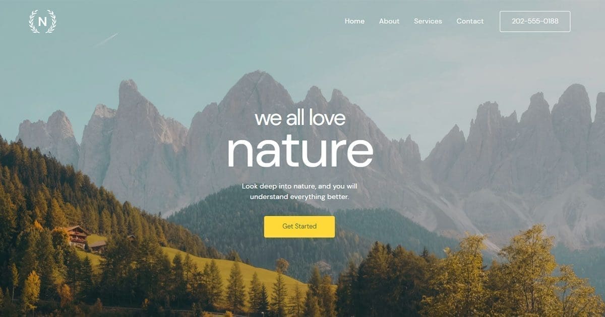 Discover Love Nature WordPress Free Templates Today! - Reason Hosting